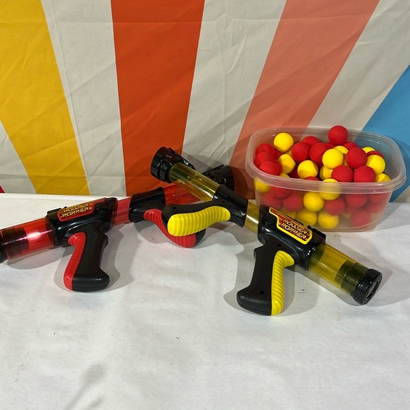 Toys | Atomic Power Popper Soft Ball Toy Gun Set | Poshmark